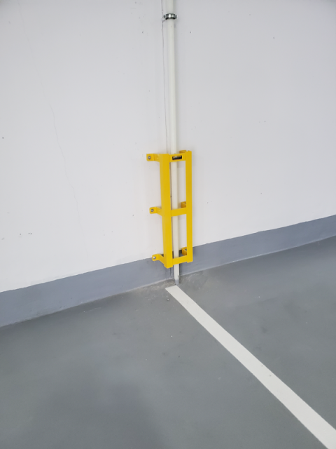 Wall Mounted Steel Pipe Protectors | Heavy Duty Protection