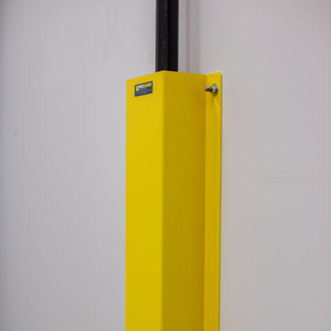 10Ga SHEET METAL WALL MOUNTED PIPE PROTECTOR (6" Wide x 4" Deep ...