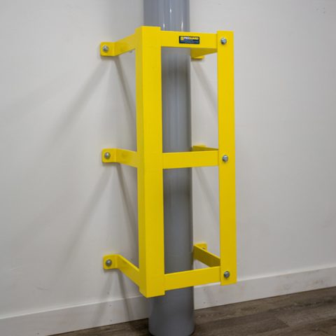 STANDARD WALL MOUNTED PIPE PROTECTOR 12" Wide x 12" Deep - Proguard Pacific